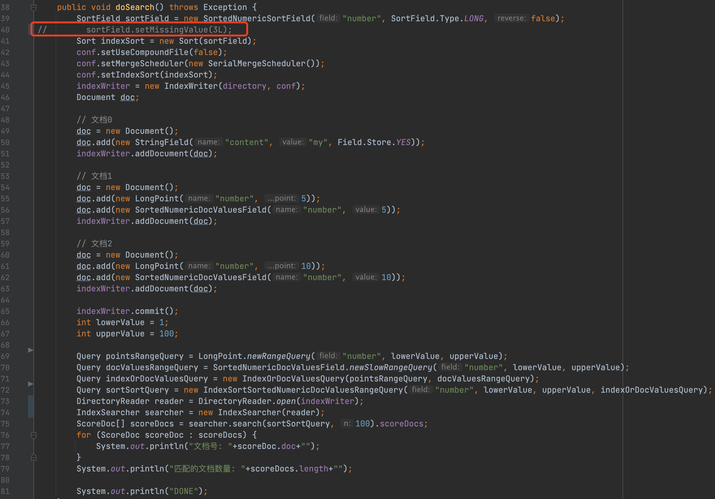 IndexSortSortedNumericDocValuesRangeQuery （一）（Lucene 9.0.0） | Lu Xugang的小屋